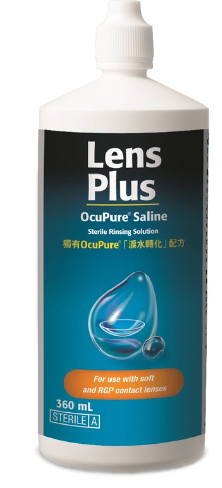 Lens Plus OcuPure Saline 360ml – ShopTWO